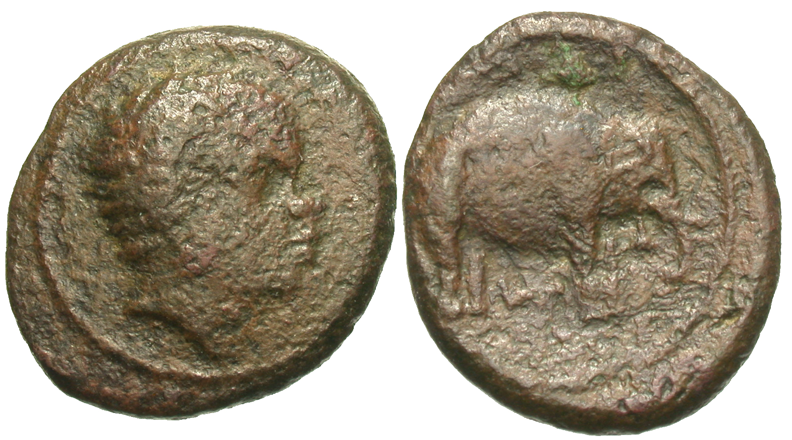 Etruria, Arretium(?). The Chiana Valley. Æ Quartunica. Very Rare!