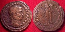 DIOCLETIAN AE large follis. Antioch. Genius standing. 10.2 grams