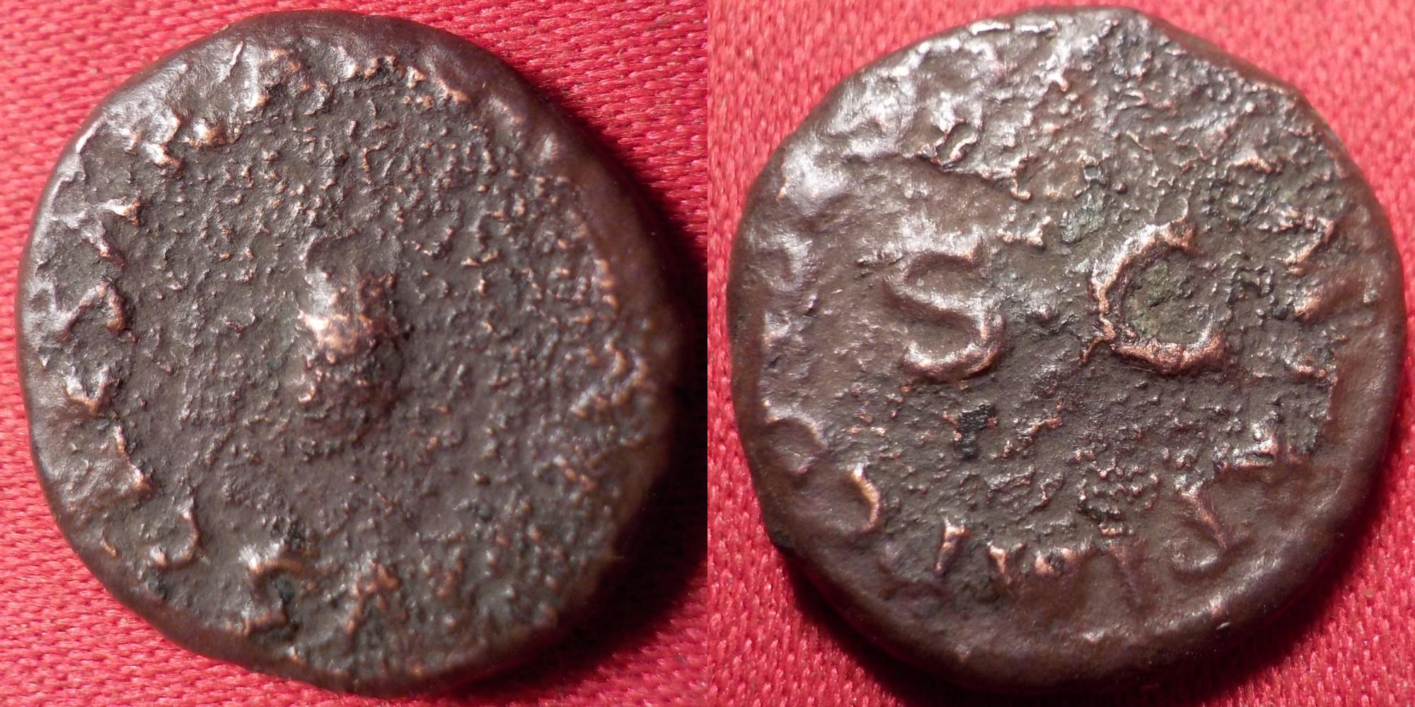 CLAUDIUS AE quadrans. Rome, 42 AD. Modius | Roman Imperial Coins