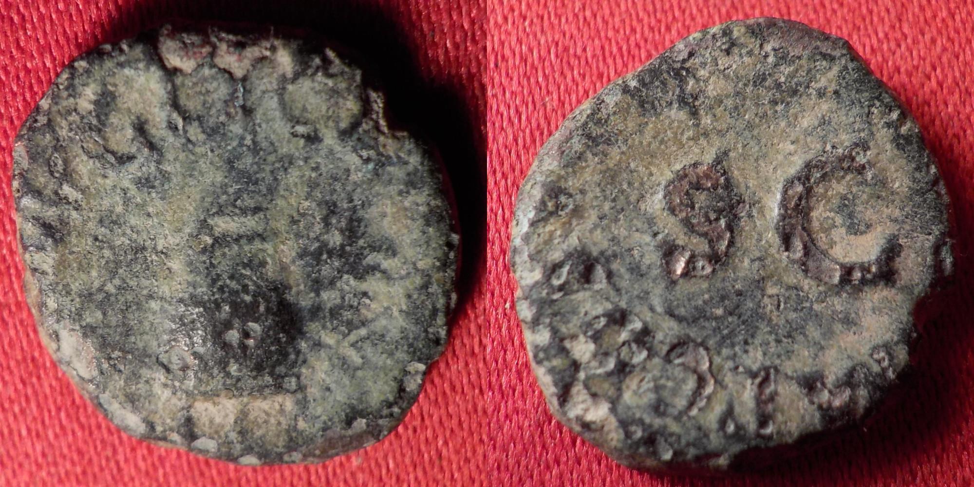 CLAUDIUS AE quadrans. Rome, 42 AD. Modius | Roman Imperial Coins