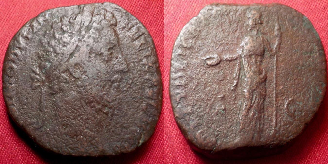 COMMODUS AE sestertius. Felicitas Publica, Felicitas standing