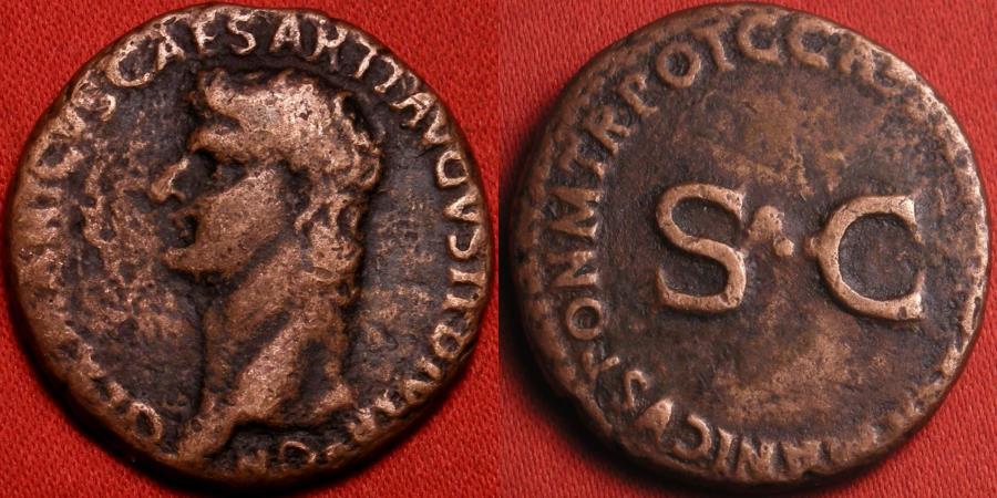 GERMANICUS AE as. Struck by Caligula. Legend around SC. | Roman ...
