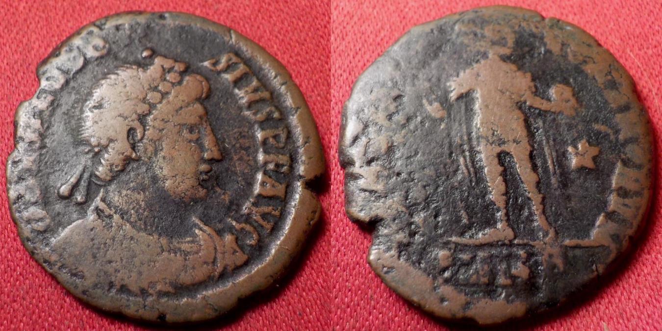 THEODOSIUS AE2. Cyzicus. GLORIA ROMANORUM | Roman Imperial Coins