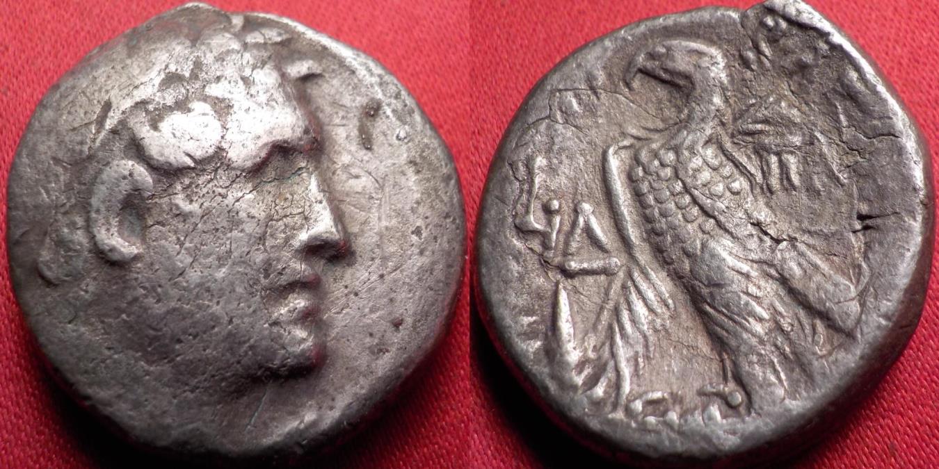 CLEOPATRA VII (Kleopatra VII Philopator Thea Neotera) with Ptolemy XV ...