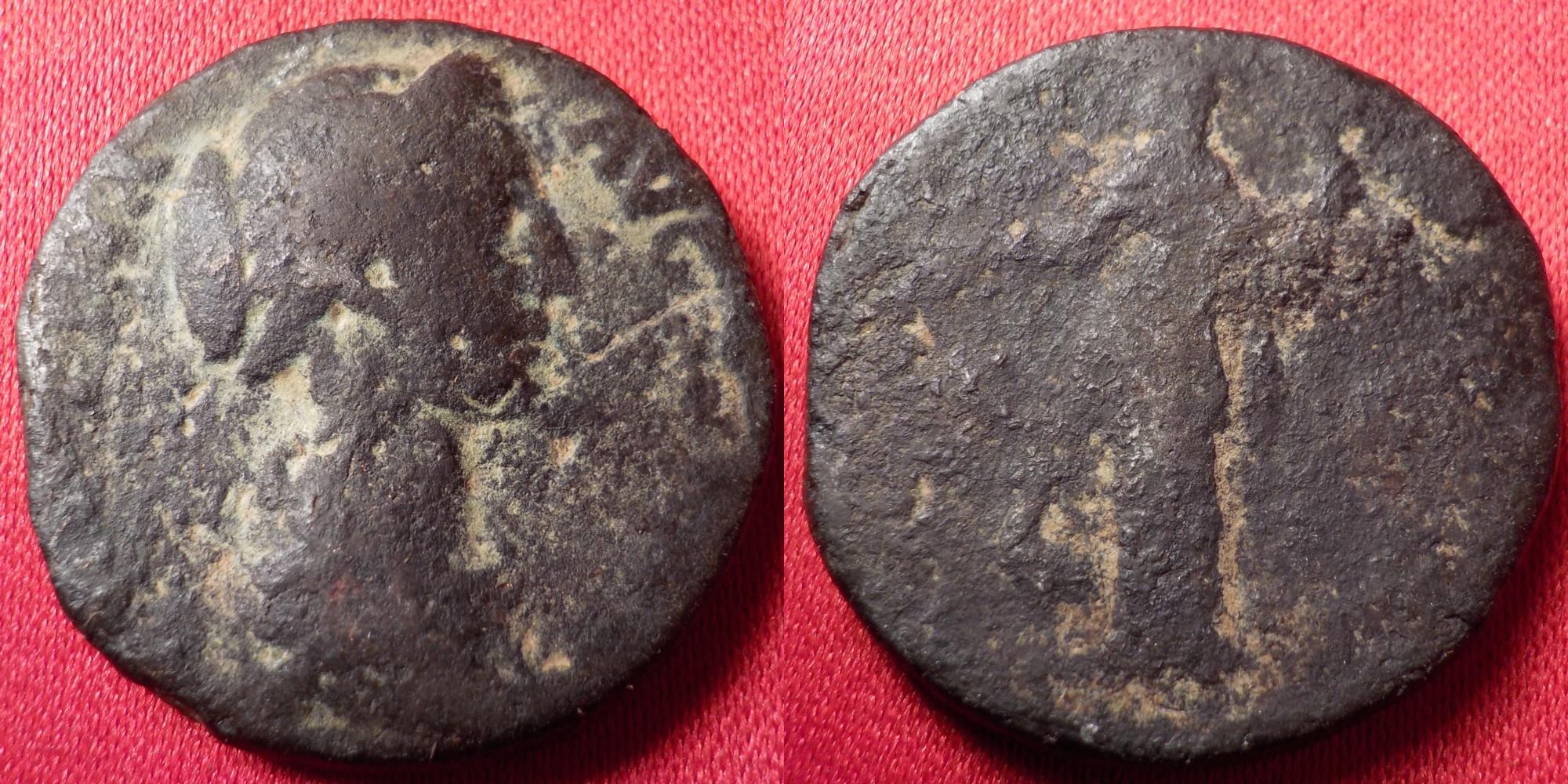 CRISPINA AE as. Rome. Juno Lucina standing. | Roman Imperial Coins