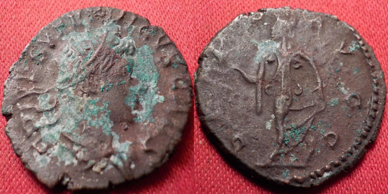 TETRICUS II AE antoninianus. Spes walking, holding flower | Roman ...