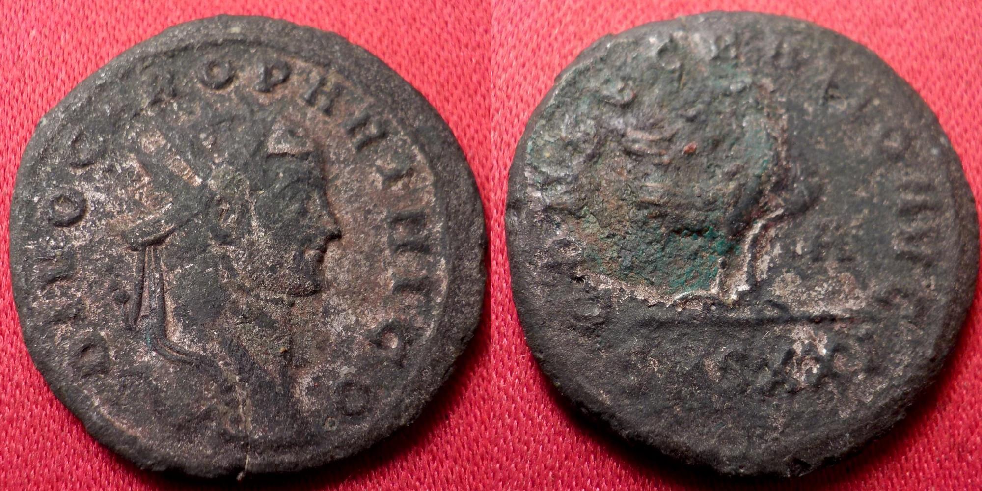 DIVUS CARUS PARTHICUS AE silvered antoninianus. Siscia mint. | Roman ...