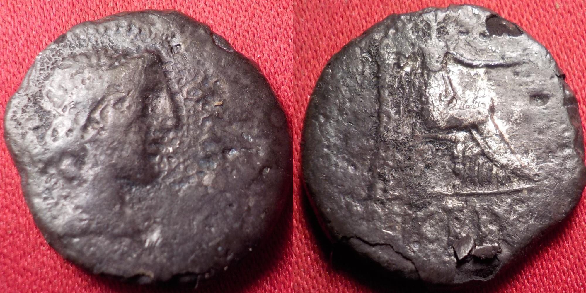 MARCUS PORCIUS CATO AR silver denarius. 89 BC. Victoria Virgo seated right