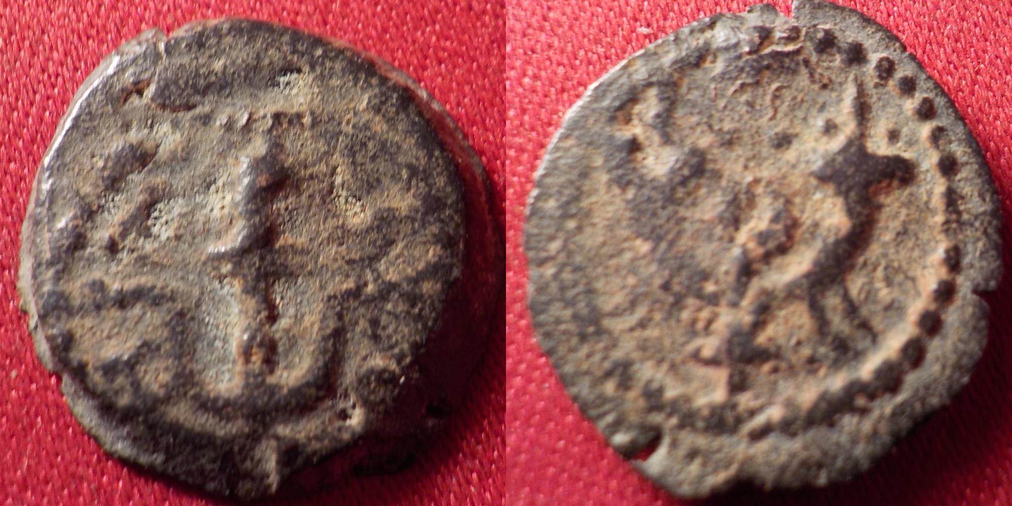 KING HEROD I THE GREAT AE prutah. Jerusalem, 40-4BC. Anchor / Double ...