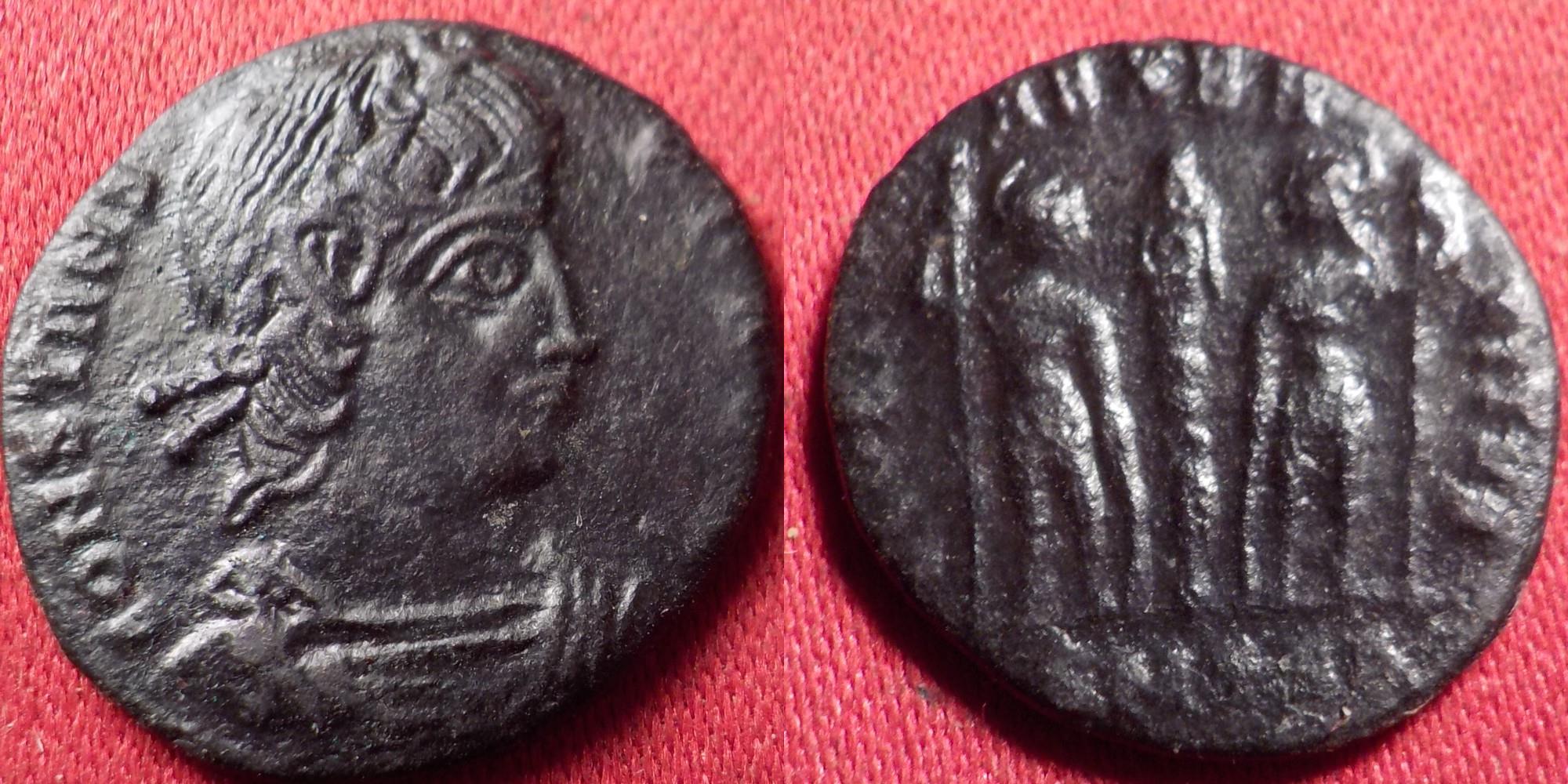 CONSTANS AUGUSTUS AE3. THessalonica, soldiers & standard | Roman ...