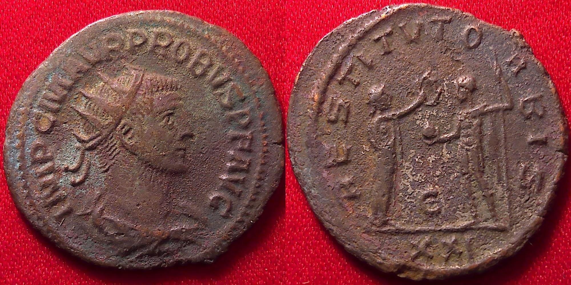 PROBUS AE antoninianus. Siscia mint, 280 AD. RESTITUT ORBIS. | Roman ...