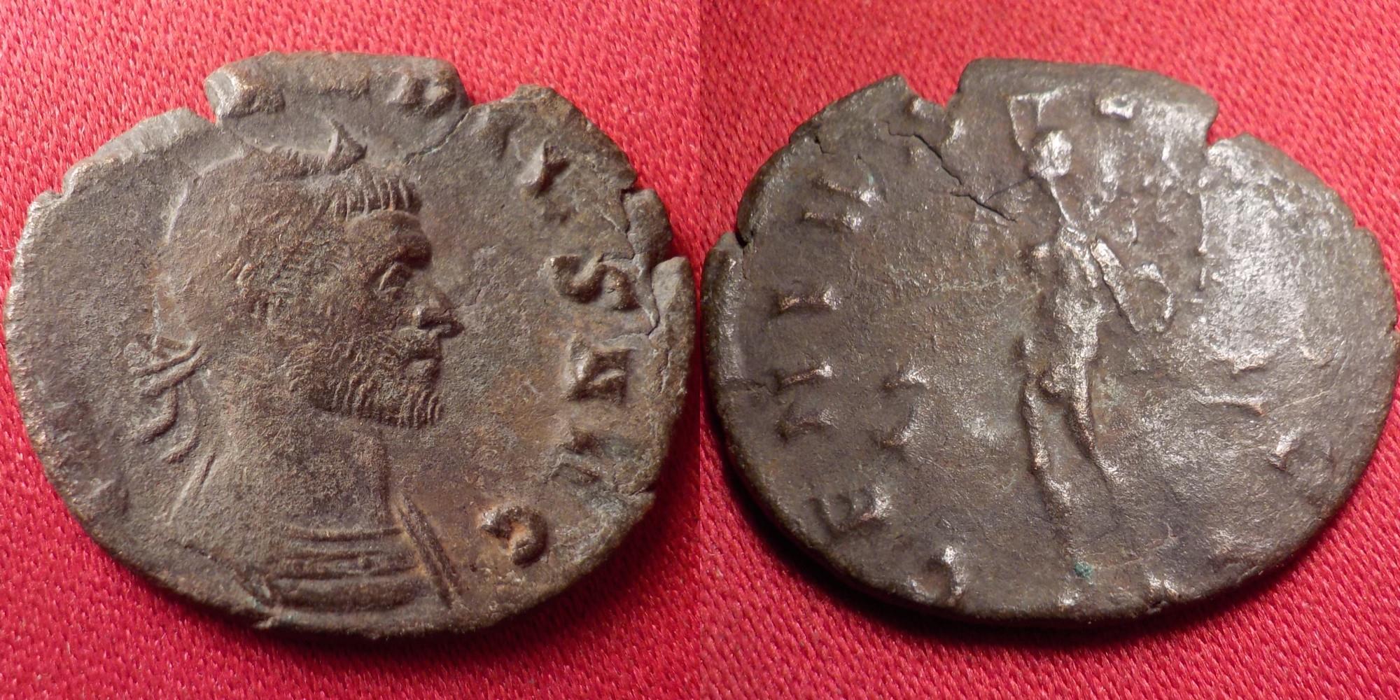 CLAUDIUS II GOTHICUS AE antoninianus. Genius of the army, GENIVS EXERCI