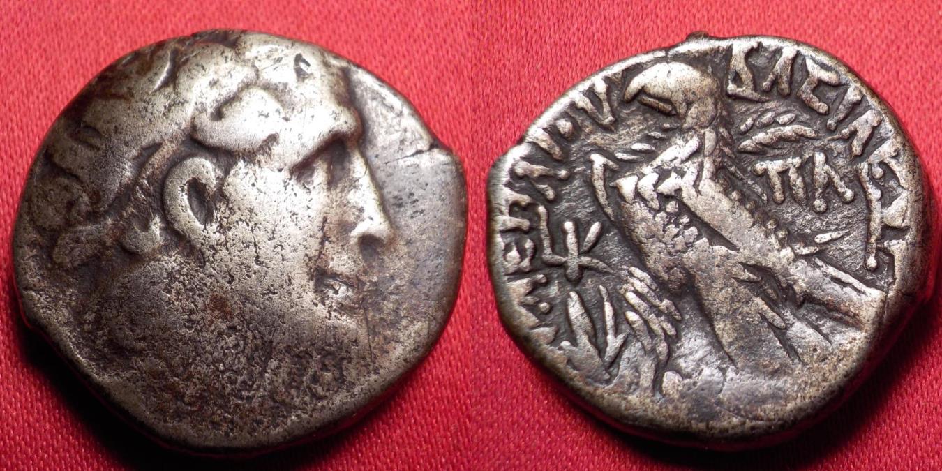 CLEOPATRA VII (Kleopatra VII Philopator Thea Neotera) with Ptolemy XV ...
