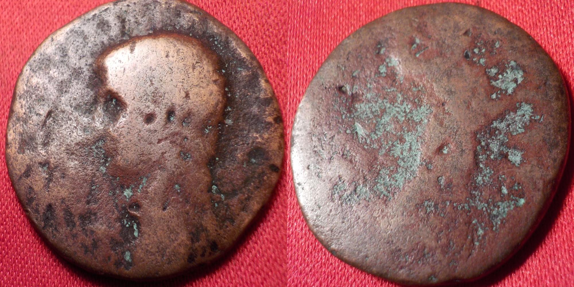 CLAUDIUS AE as. Minerva advancing right, holding spear & shield.