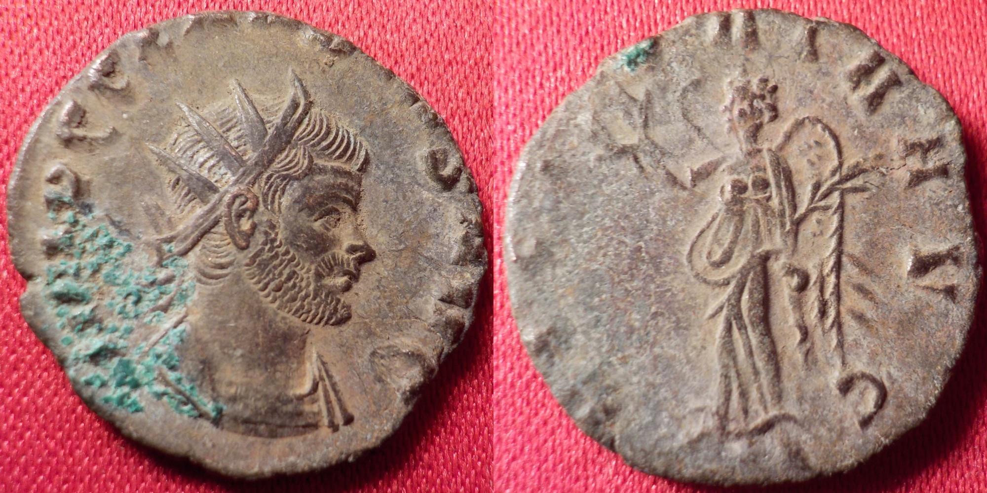 CLAUDIUS II GOTHICUS AE antoninianus. Rome, 268-269 AD. Victory ...