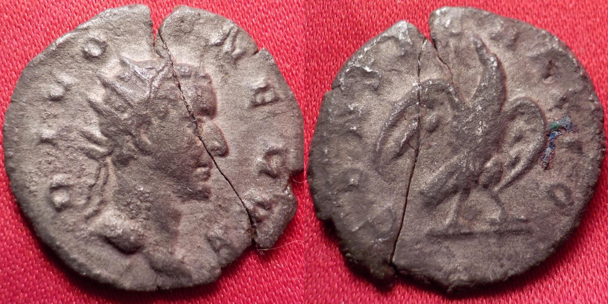 DIVUS NERVA AR silver antoninianus. Restoration by Trajan Decius. Eagle ...