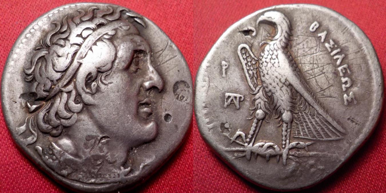 PTOLEMY I SOTER AR silver tetradrachm. 294-285 BC. 'Delta Master ...