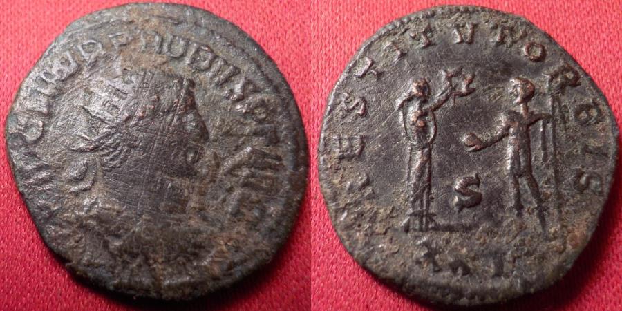 PROBUS AE antoninianus. Siscia mint, 280 AD. RESTITUT ORBIS. | Roman ...