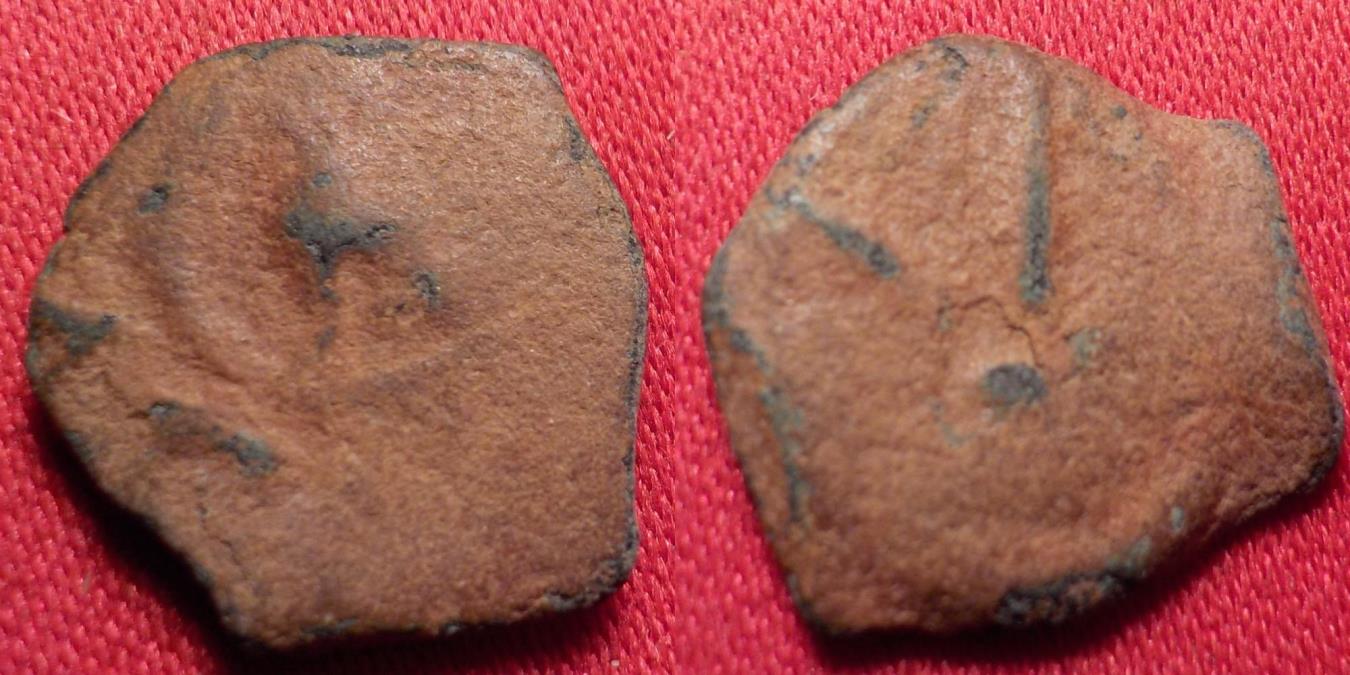 ALEXANDER JANNAEUS AE prutah widow's mite. Eight-rayed star, Anchor in ...