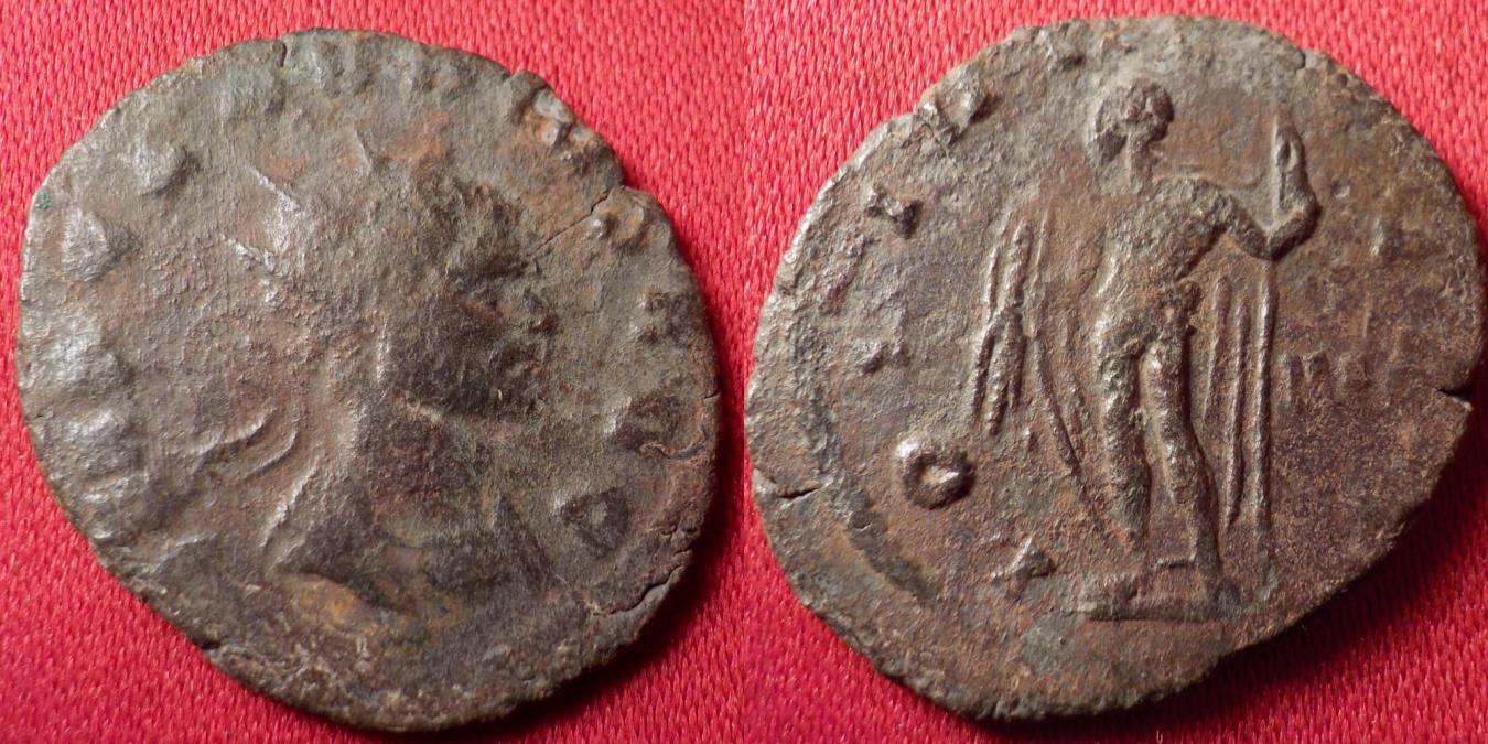 CLAUDIUS II GOTHICUS AE antoninianus. IOVI VICTORI, Jupiter standing left