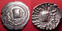 HIMYAR KINGDOM (The Homerites) AR silver scyphate 'quinarius'. 125-150 ...