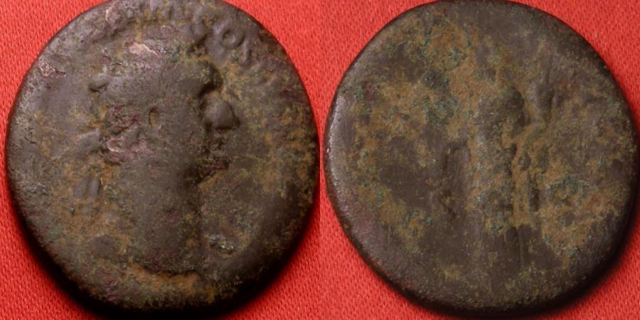DOMITIAN AE as. MONETA standing, holding scales & cornucopia | Roman ...