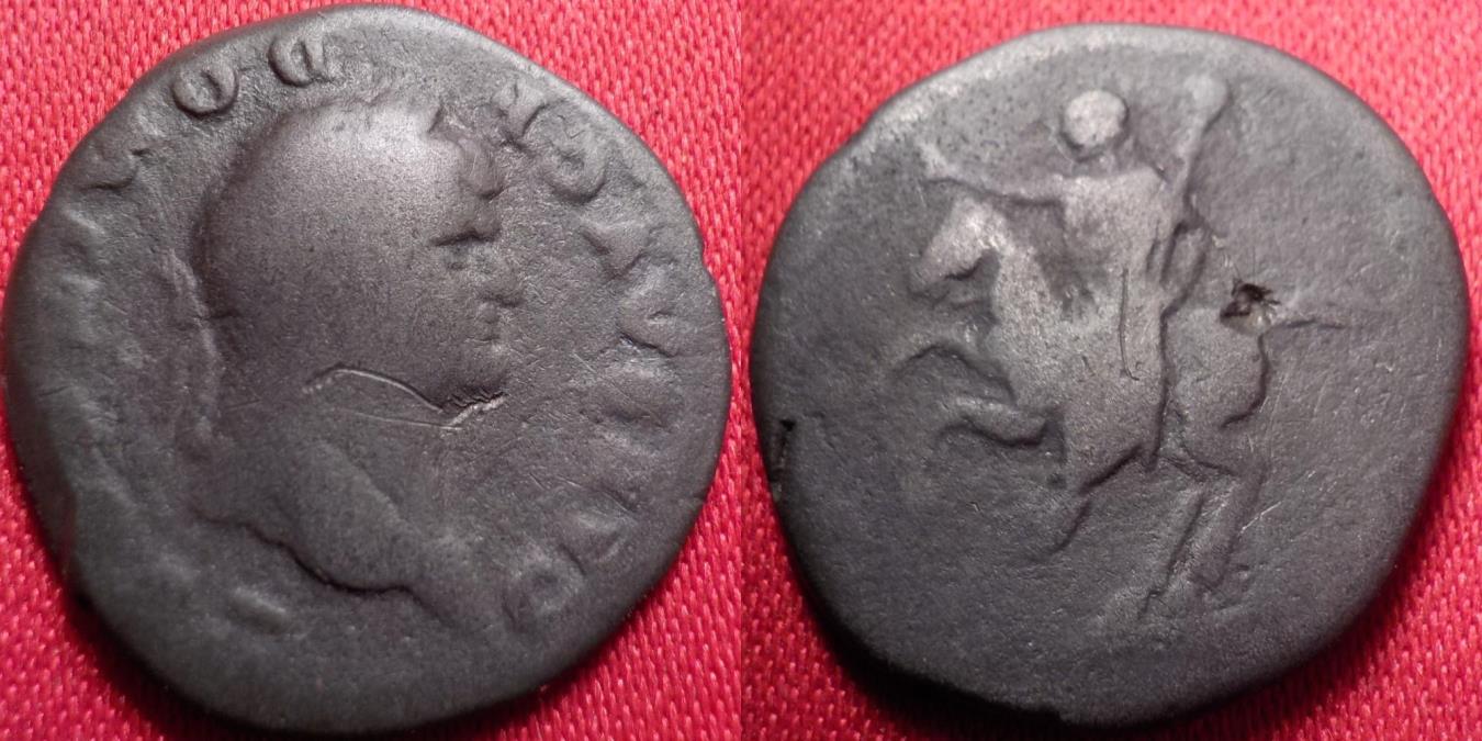 DOMITIAN AR silver denarius. Domitian riding on prancing horse. Rare ...