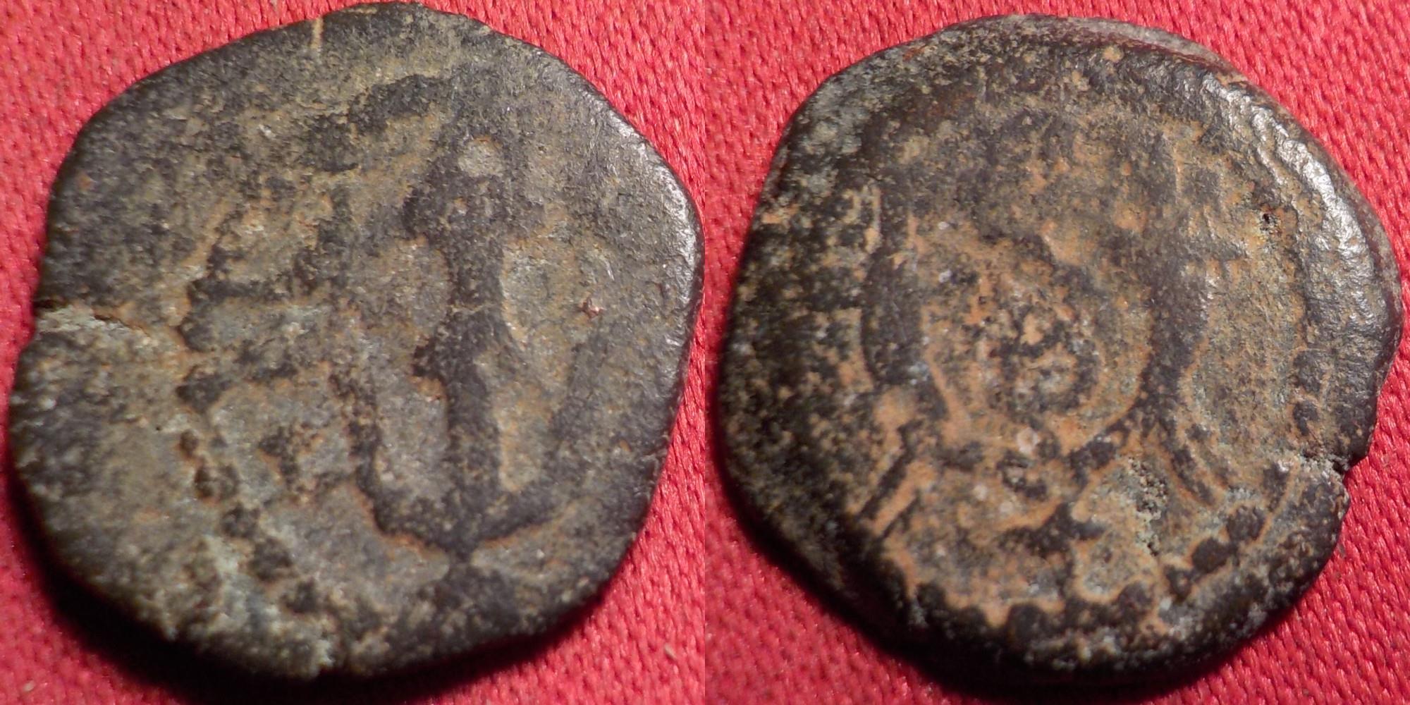 KING HEROD I THE GREAT AE prutah. Jerusalem, 40-4BC. Anchor / Double ...