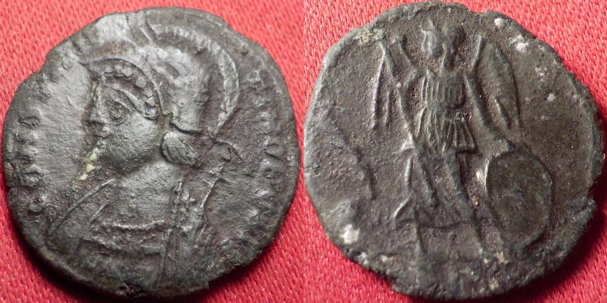 CONSTANTINOPOLIS, Constantinople city commemorative. Victory standing ...