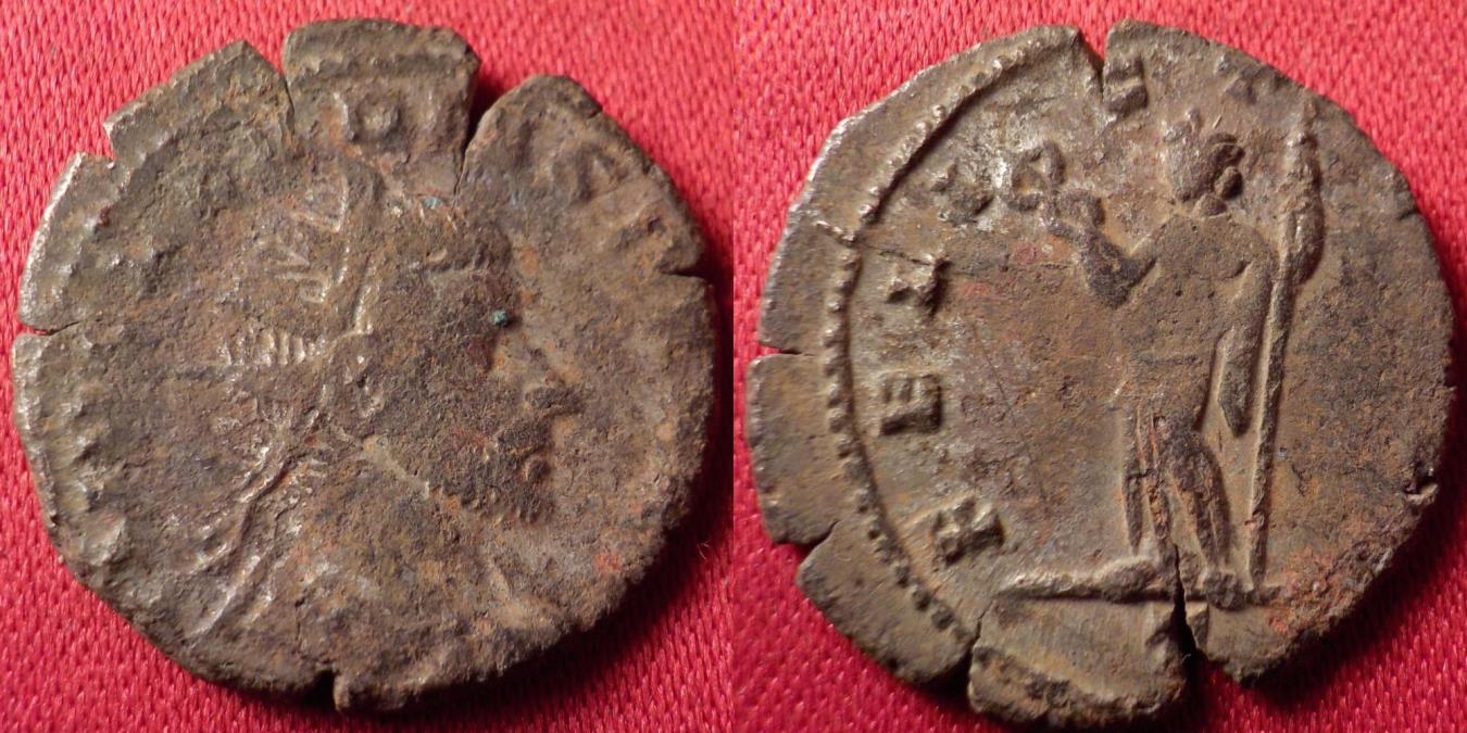 CLAUDIUS II GOTHICUS AE antoninianus. FELIC TEMPO, Felicitas standing ...