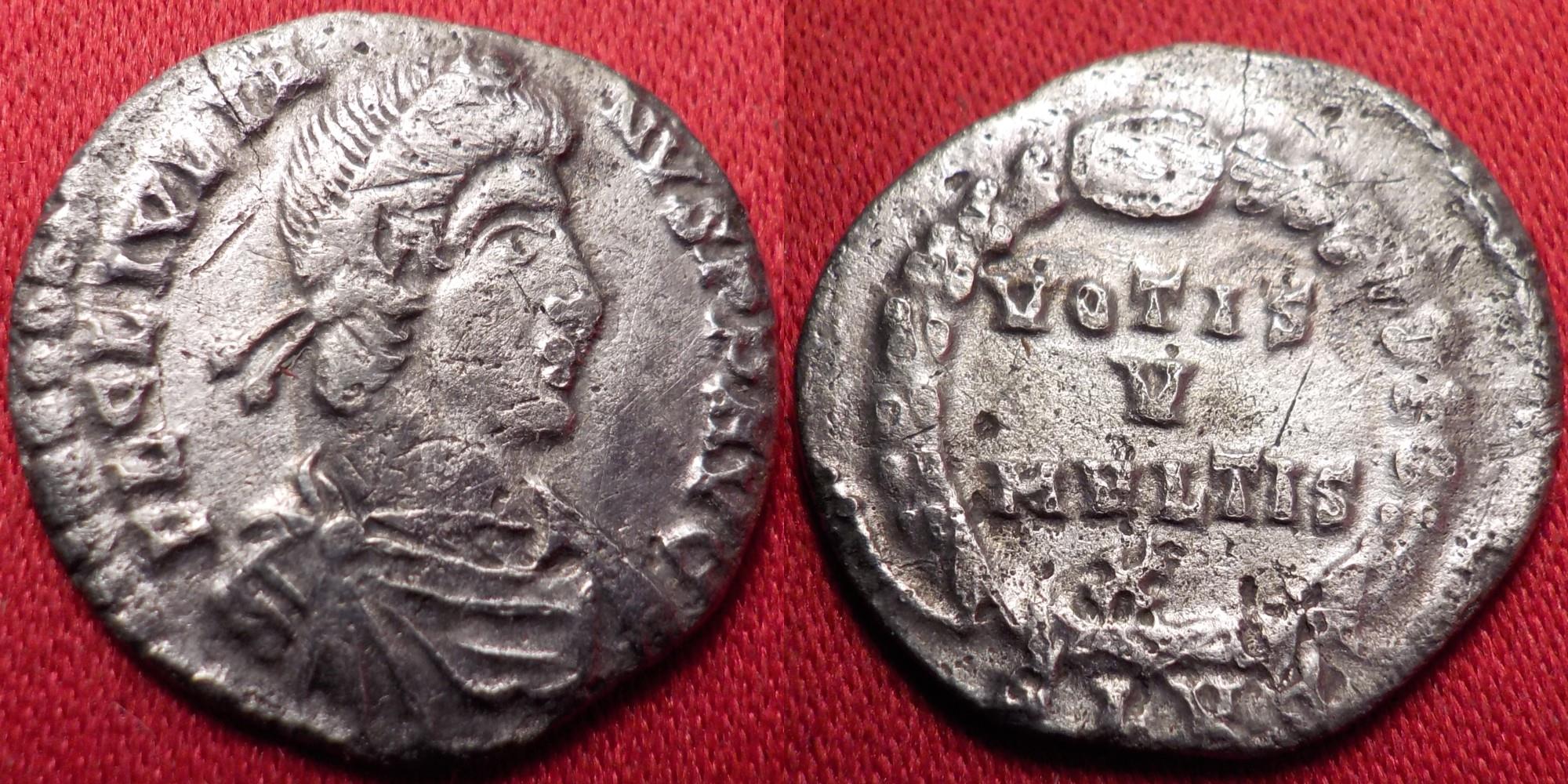 JULIAN II THE APOSTATE AR silver siliqua. Struck as Augustus, unbearded ...