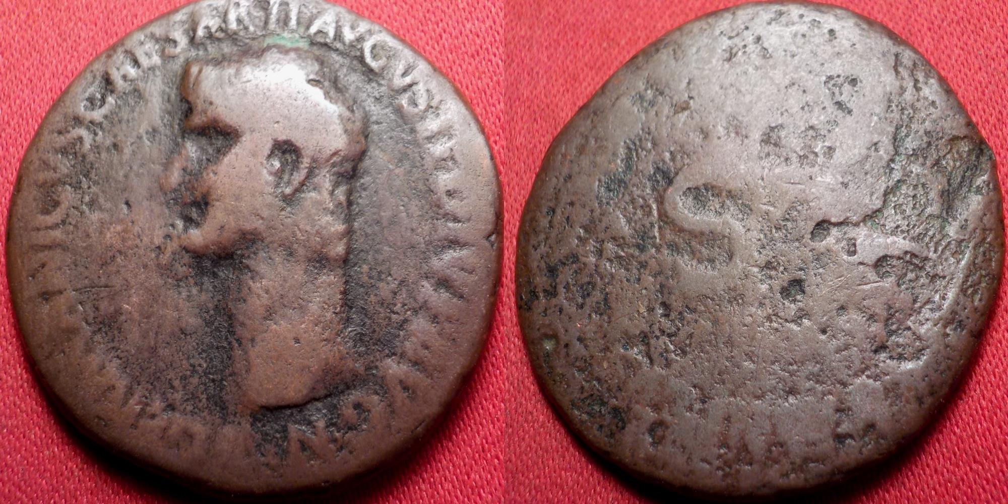 GERMANICUS AE as. Struck by Caligula. Legend around SC. | Roman ...