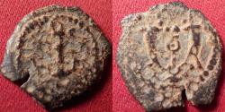 KING HEROD I THE GREAT AE prutah. Jerusalem, 40-4BC. Anchor / Double ...
