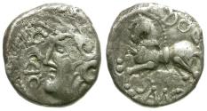 Ancient France. Celtic Gaul. Aedui Tribe AR Quinarius | Celtic Coins