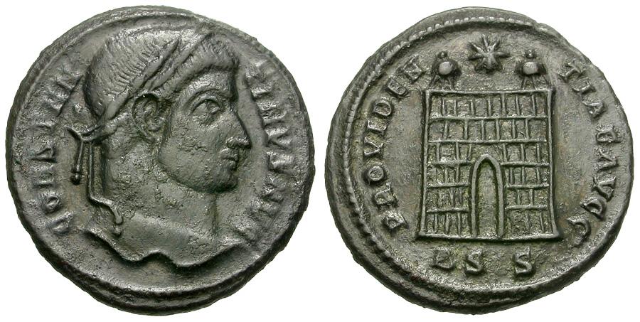 Constantine I the Great (AD 310-337) Æ3 / Campgate | Roman Imperial Coins