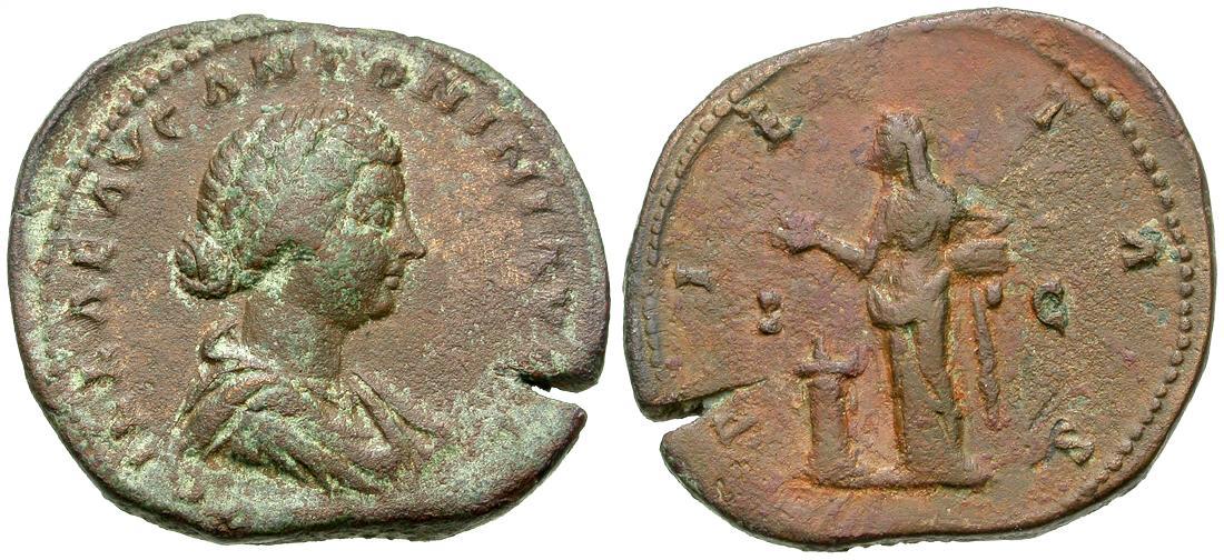 Lucilla (AD 164-182) Æ Sestertius / Pietas | Roman Imperial Coins