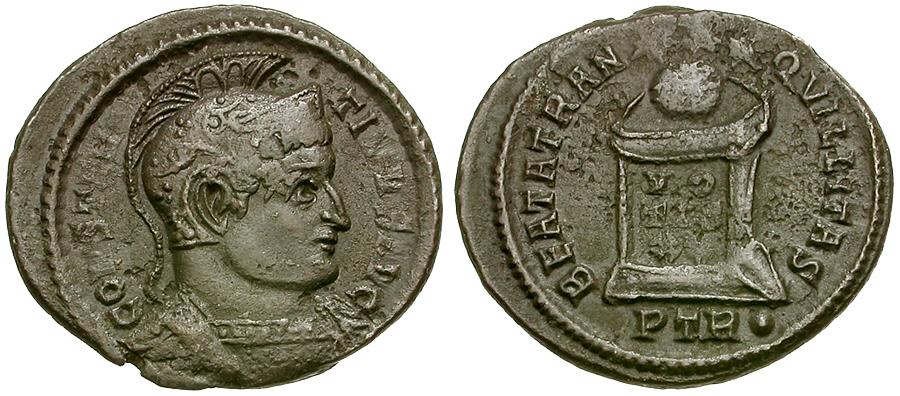 Constantine I the Great Æ3 / Globe on Altar | Roman Imperial Coins
