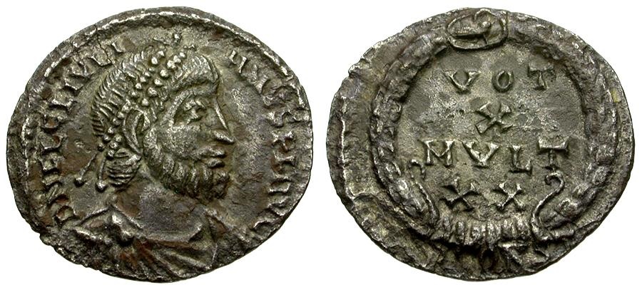 Julian II the Apostate AR Reduced Siliqua | Roman Imperial Coins