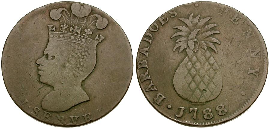 Barbados Copper Penny / Pineapple