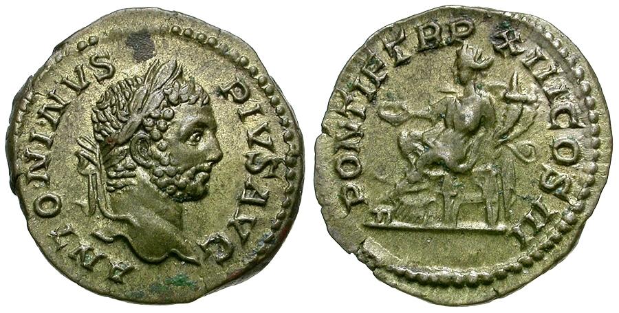 Caracalla (AD 198-217) AR Denarius / Concordia | Roman Imperial Coins