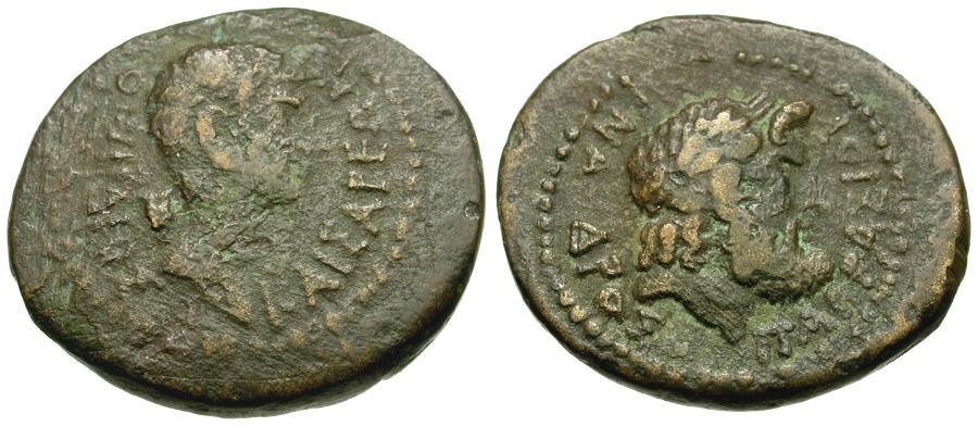 Lydia. Tralles. Vedius Pollio, legate of Asia. Menandros, son of ...