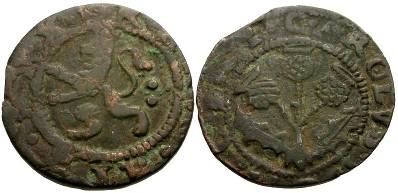 Scotland, Charles I Copper Turner / Lion | Medieval Coins