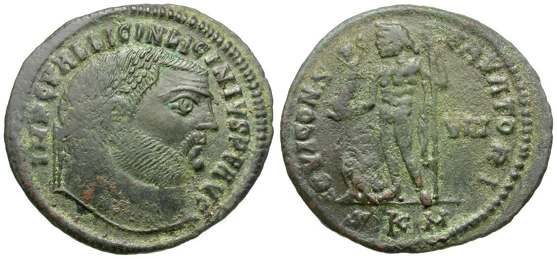 Licinius I (AD 308-324) Æ Follis / Jupiter | Roman Imperial Coins
