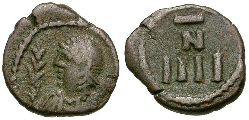 Vandal Kings. Hilderic. Carthage Æ4 Nummia