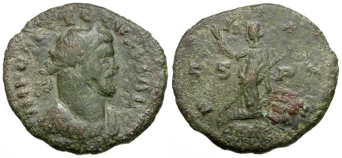 Allectus (AD 293-296) Æ Antoninianus / Pax | Roman Imperial Coins