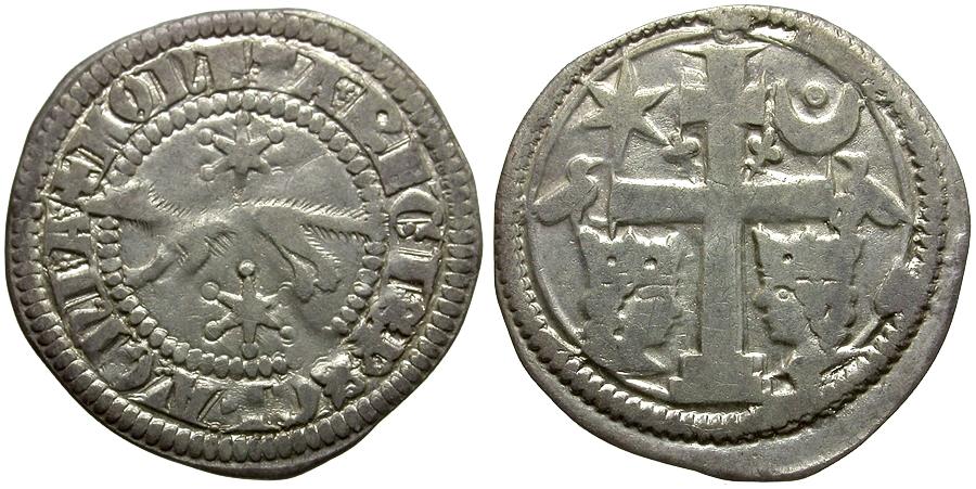 Slavonia. Bela IV AR Banovac / Marten | Medieval Coins