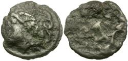 Ancient France. Celtic Gaul. Senones Tribe Potin / Horse | Celtic Coins