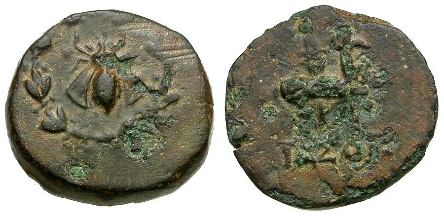 Ionia. Ephesus Æ15 / Stag and Bee | Greek Coins