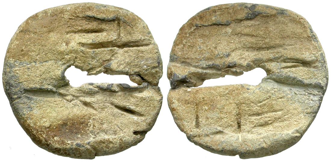 Spain. Iberia PB Disk | Greek Coins