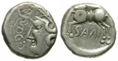 Ancient France. Celtic Gaul. Aedui Tribe AR Quinarius | Celtic Coins